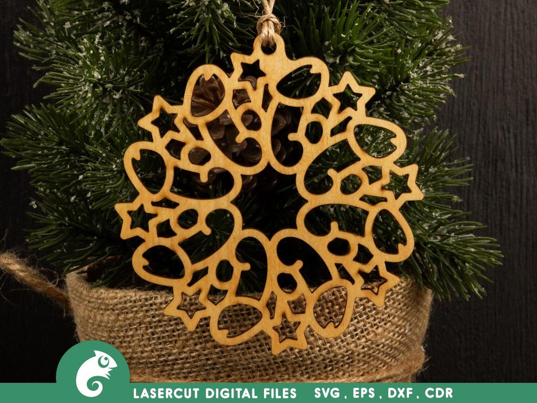 Funny Christmas Ornament Penis Snowflake Ornament Svg Christmas Laser File Gift Dick Ornament ...