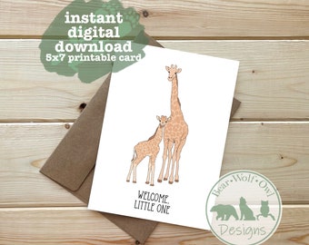 Welcome Little One Printable | Etsy