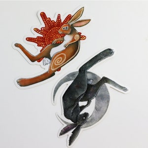 Watership Down Rabbits/hares Inspired Sticker - Etsy