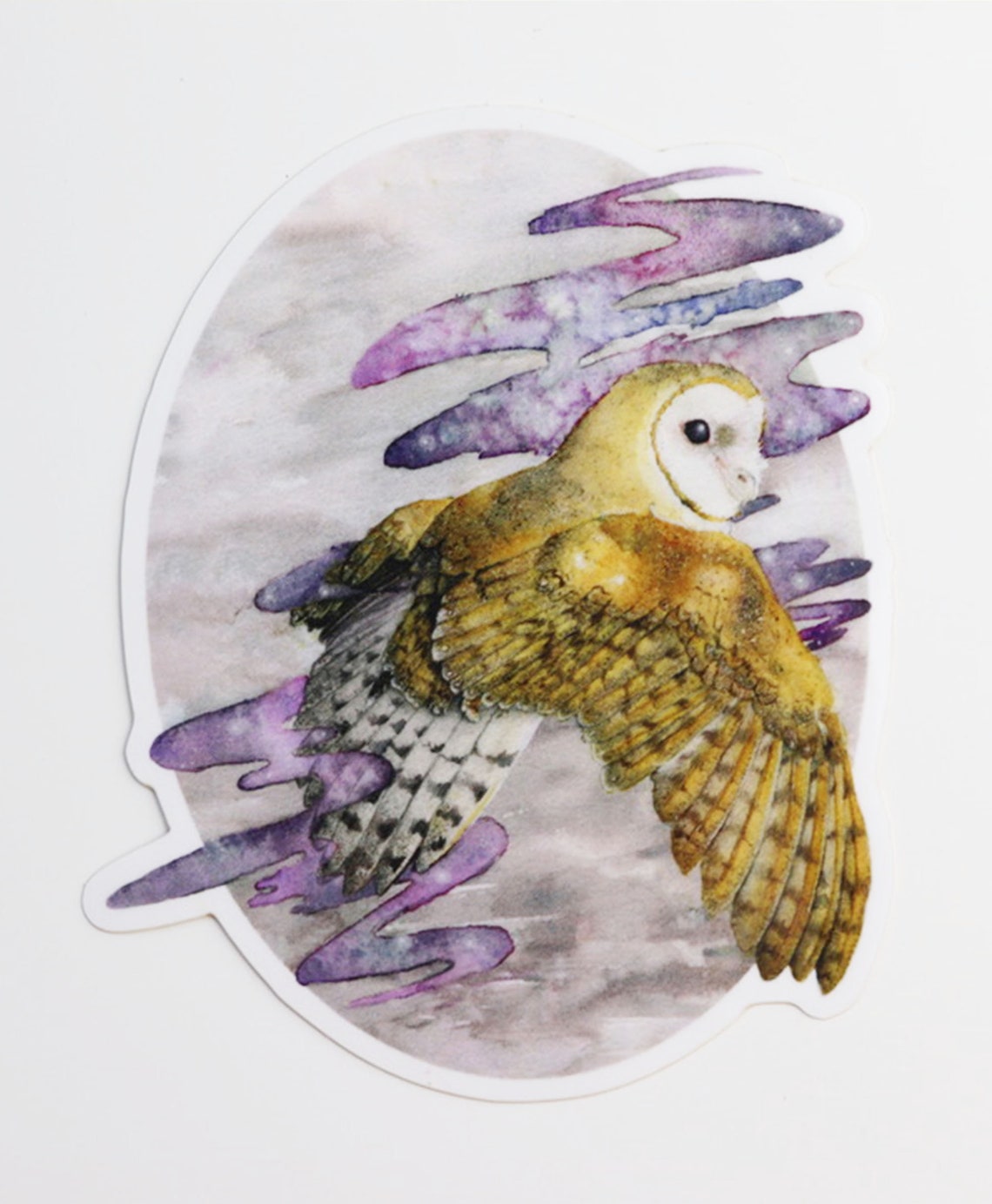 Barn Owl Magical Sticker - Etsy