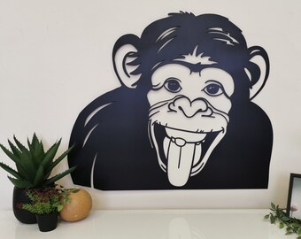 Metal Monkey Art | Etsy
