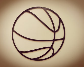 Metal Basketball Art - Etsy