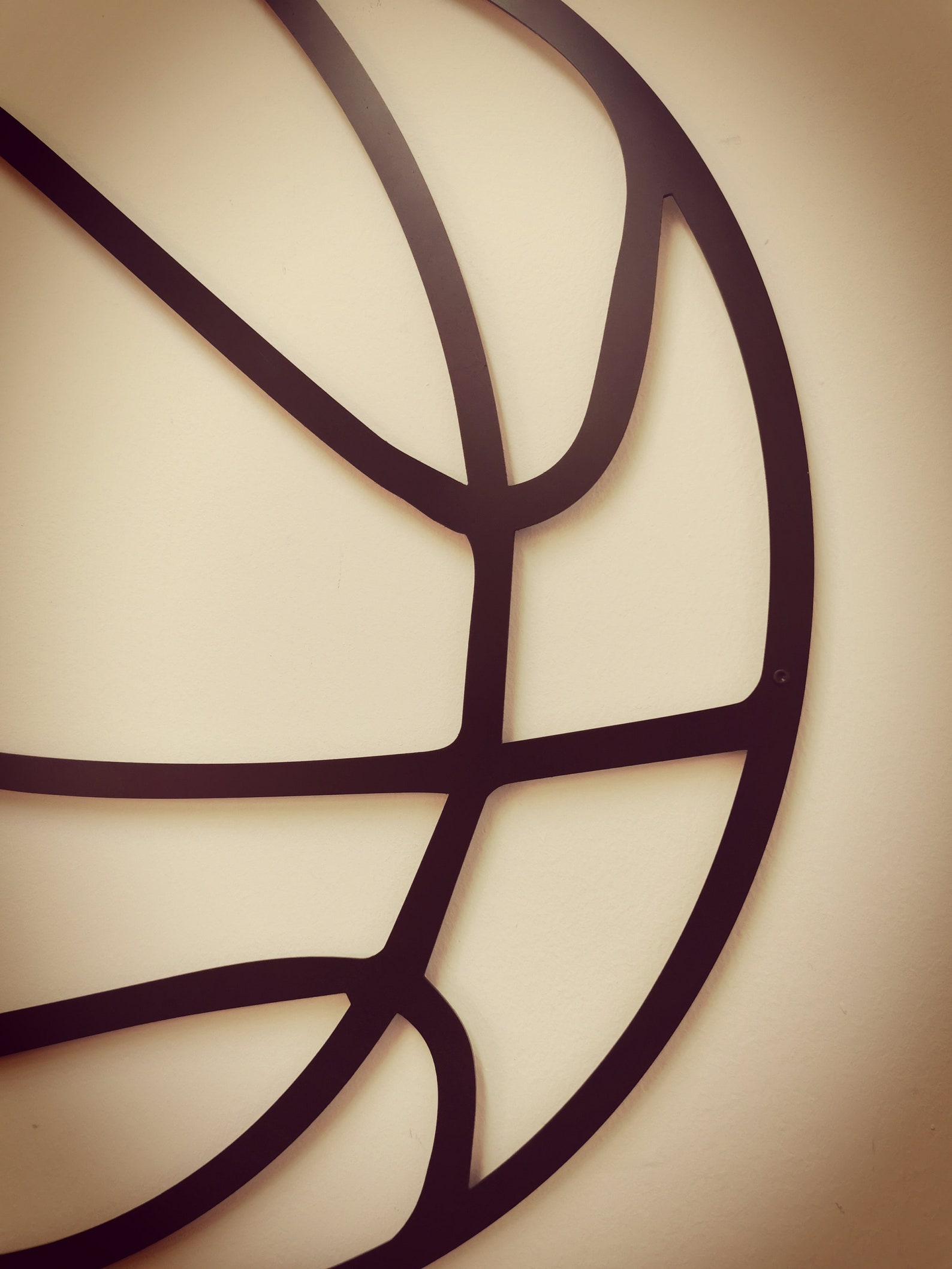 Basketball Metal Wall Art Decor Hanging Artwork - Etsy