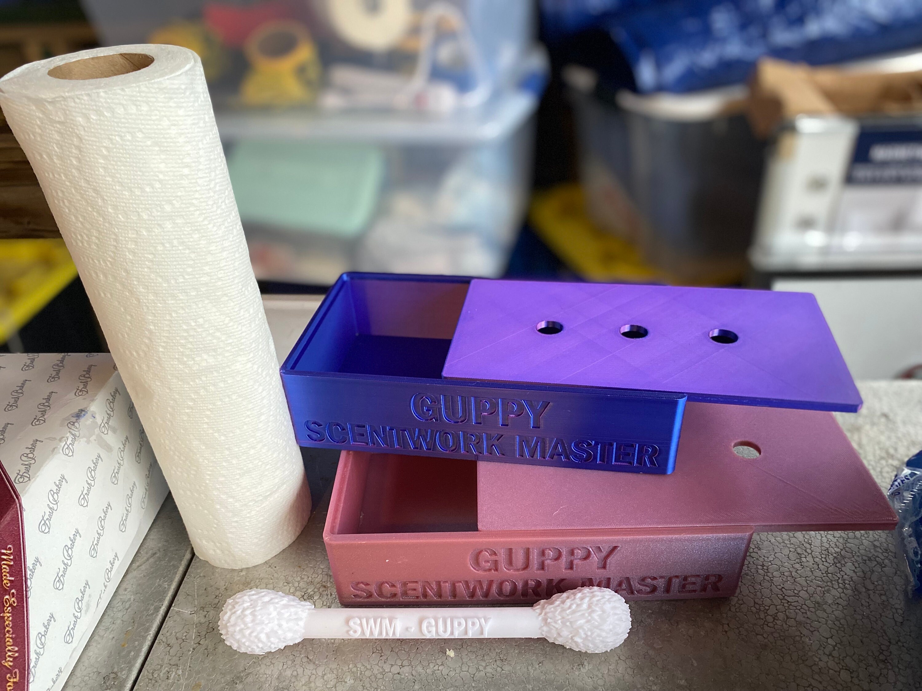 3D Printed Plastic Scent Work Slider Tin New Title Awards Trophies ...