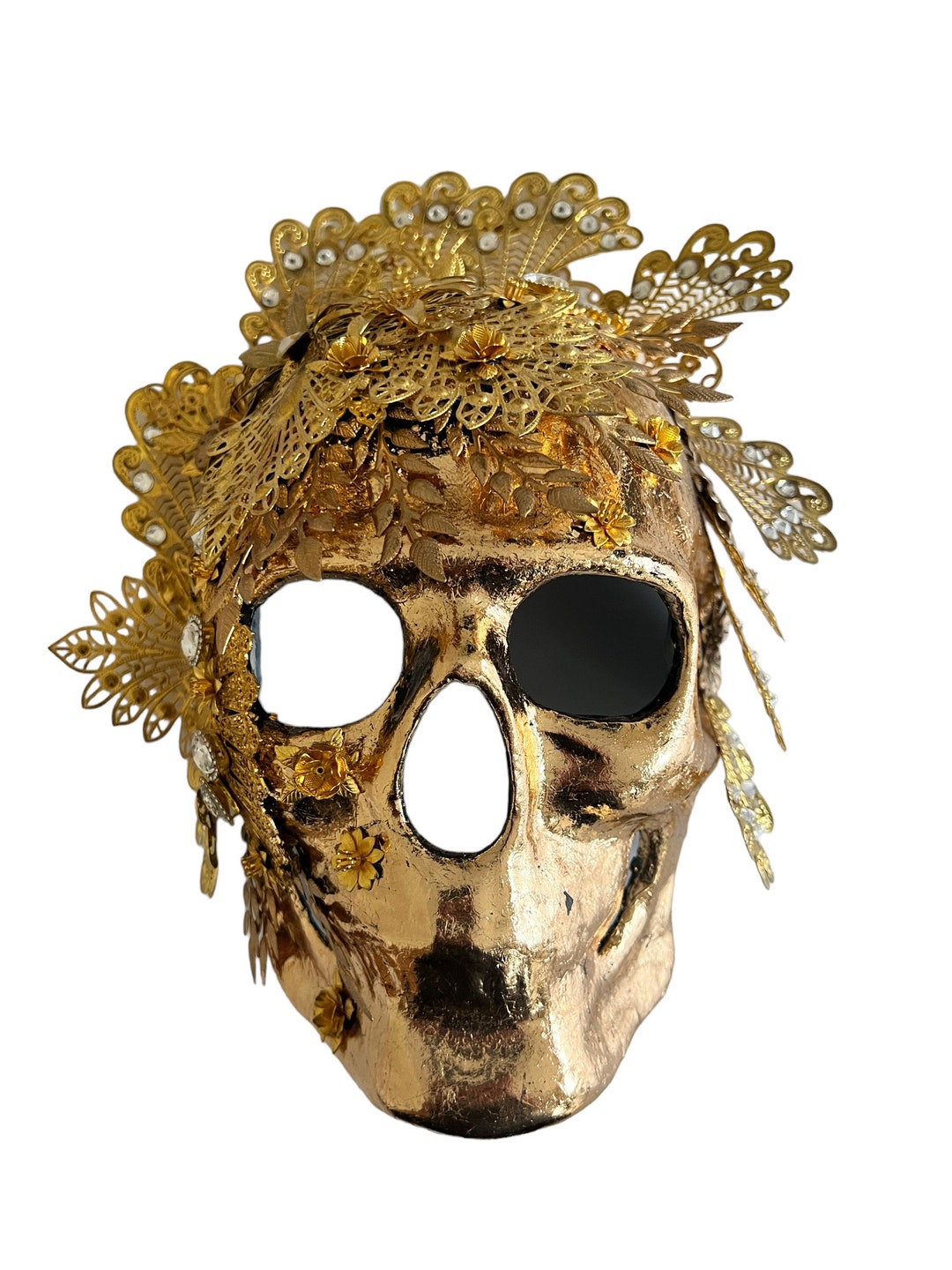 Skull Masquerade Mask, Gothic Mask, Skull Art, Day of the Dead Mask ...