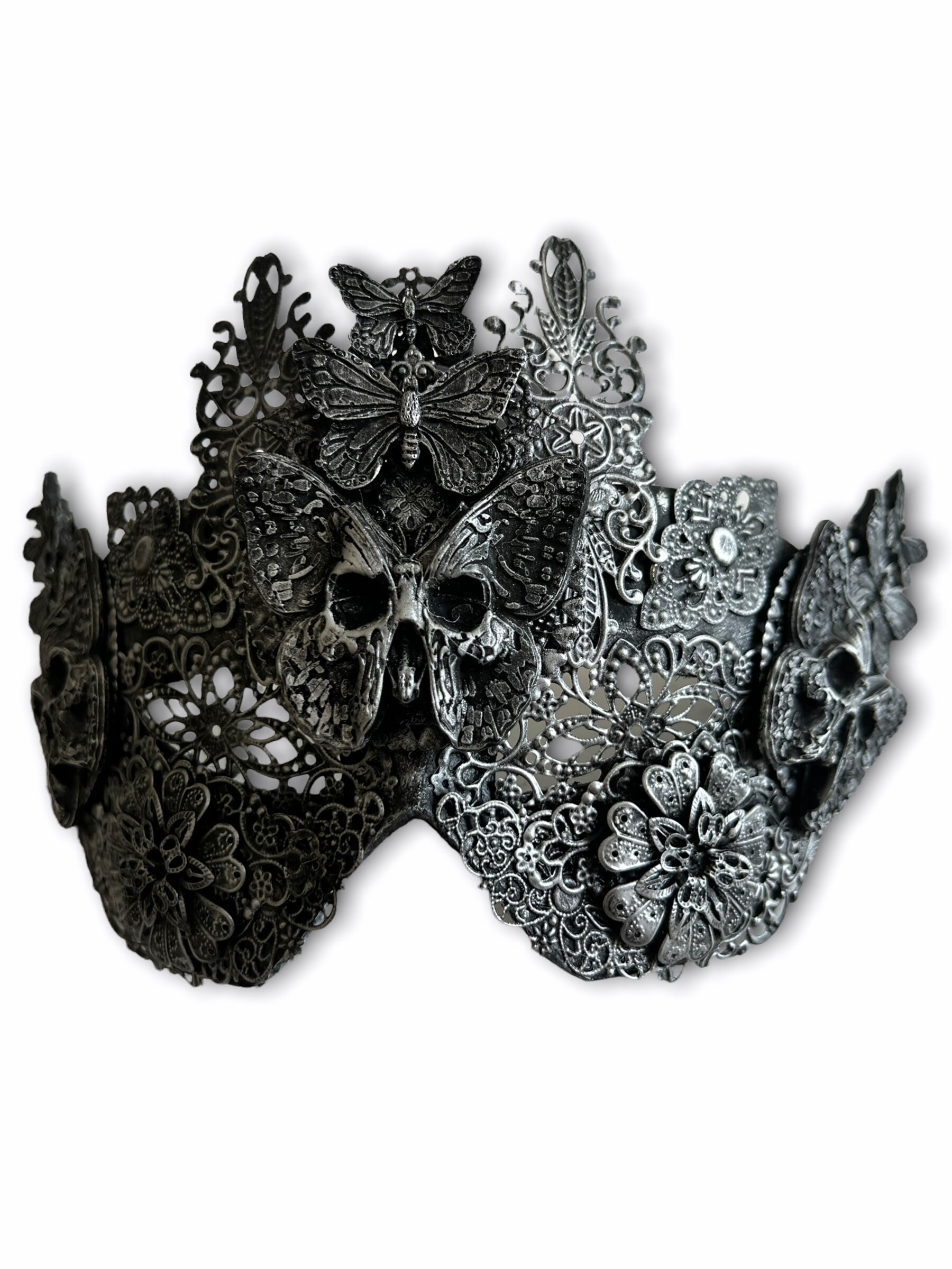 Blind Gothic Masquerade Mask, Moth Mask for Men and Women, Halloween ...