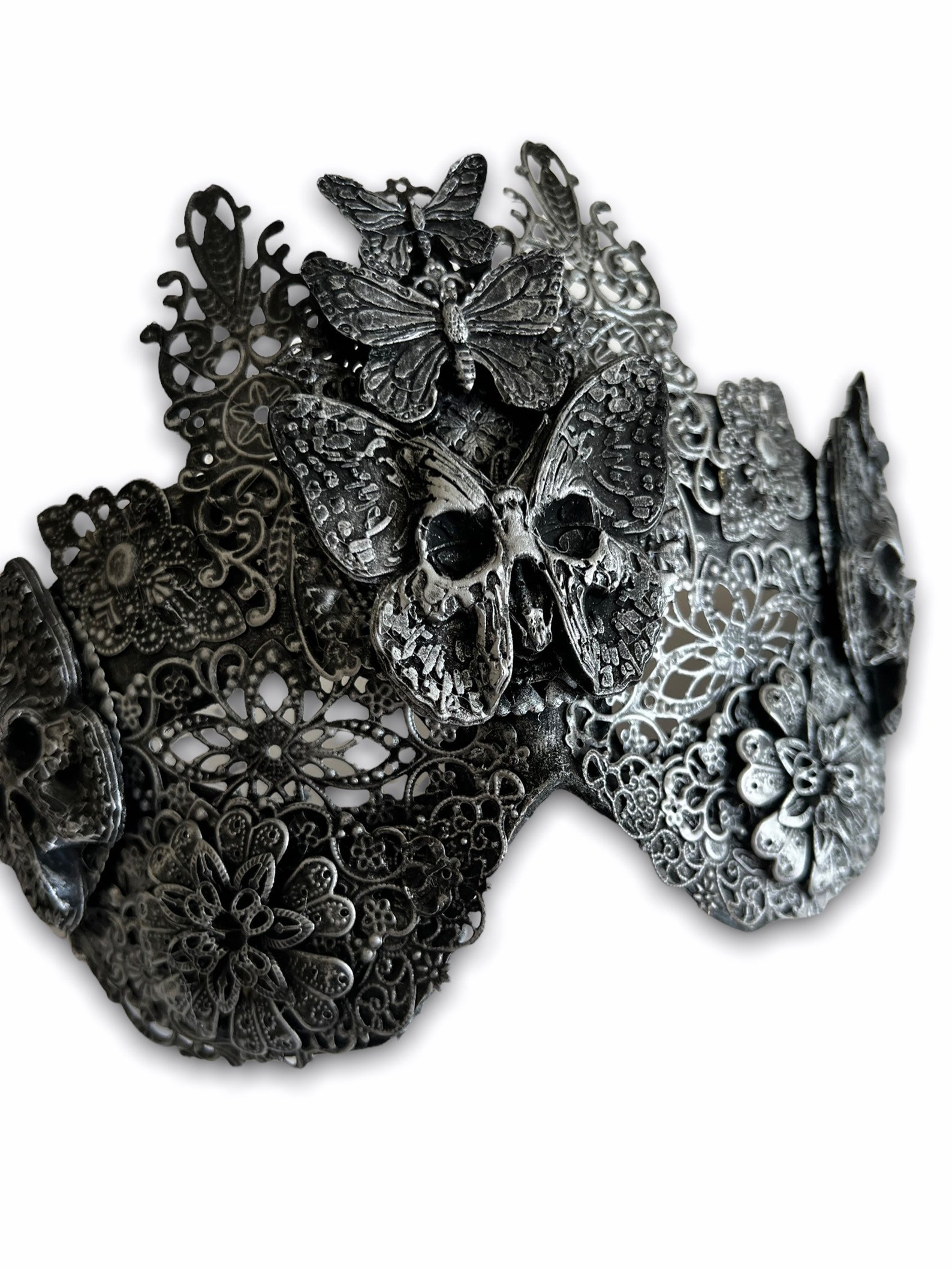 Blind Gothic Masquerade Mask, Moth Mask for Men and Women, Halloween ...