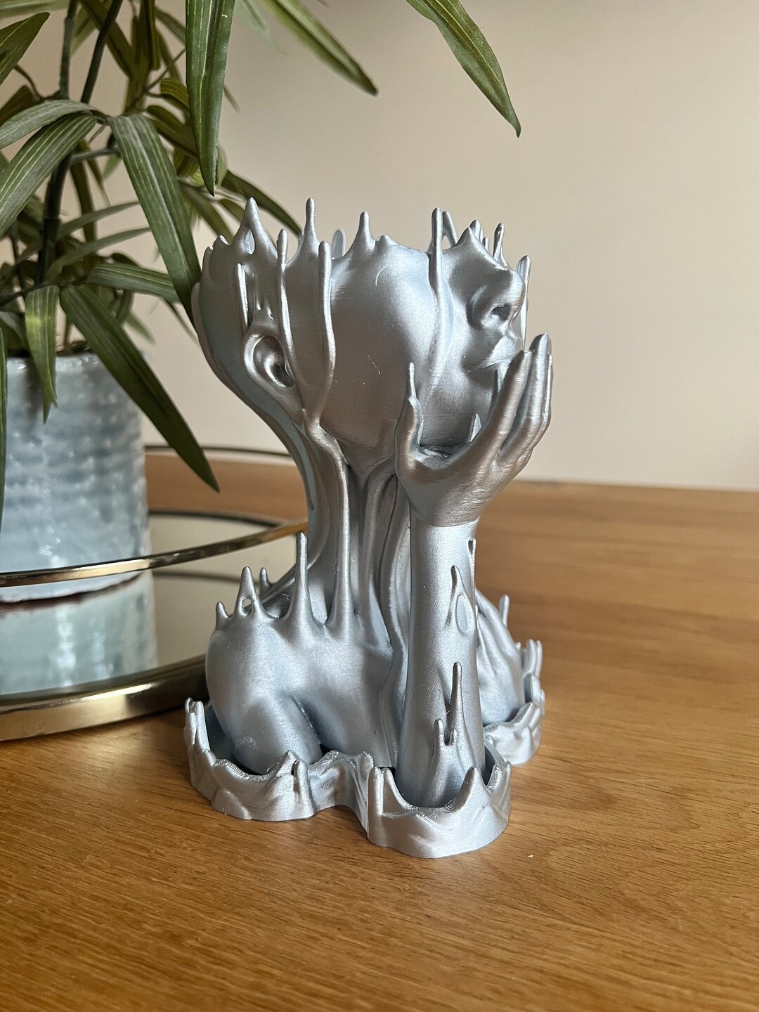 Melted Goddess Head Planter: 3D Printed PLA Unique Home Decor - Etsy