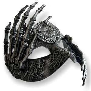 Gothic Skeleton Mask, Fantasy Mask, Horror Mask, Halloween Mask, Creepy ...