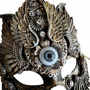 Gothic Masquerade Mask, Steampunk Mask for Men, Halloween Mask ...