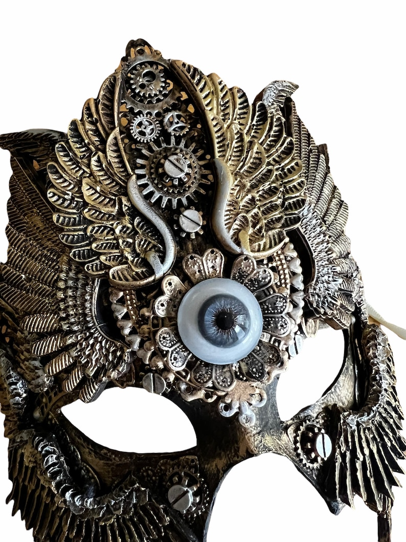 Gothic Masquerade Mask Steampunk Mask for Men Halloween - Etsy UK