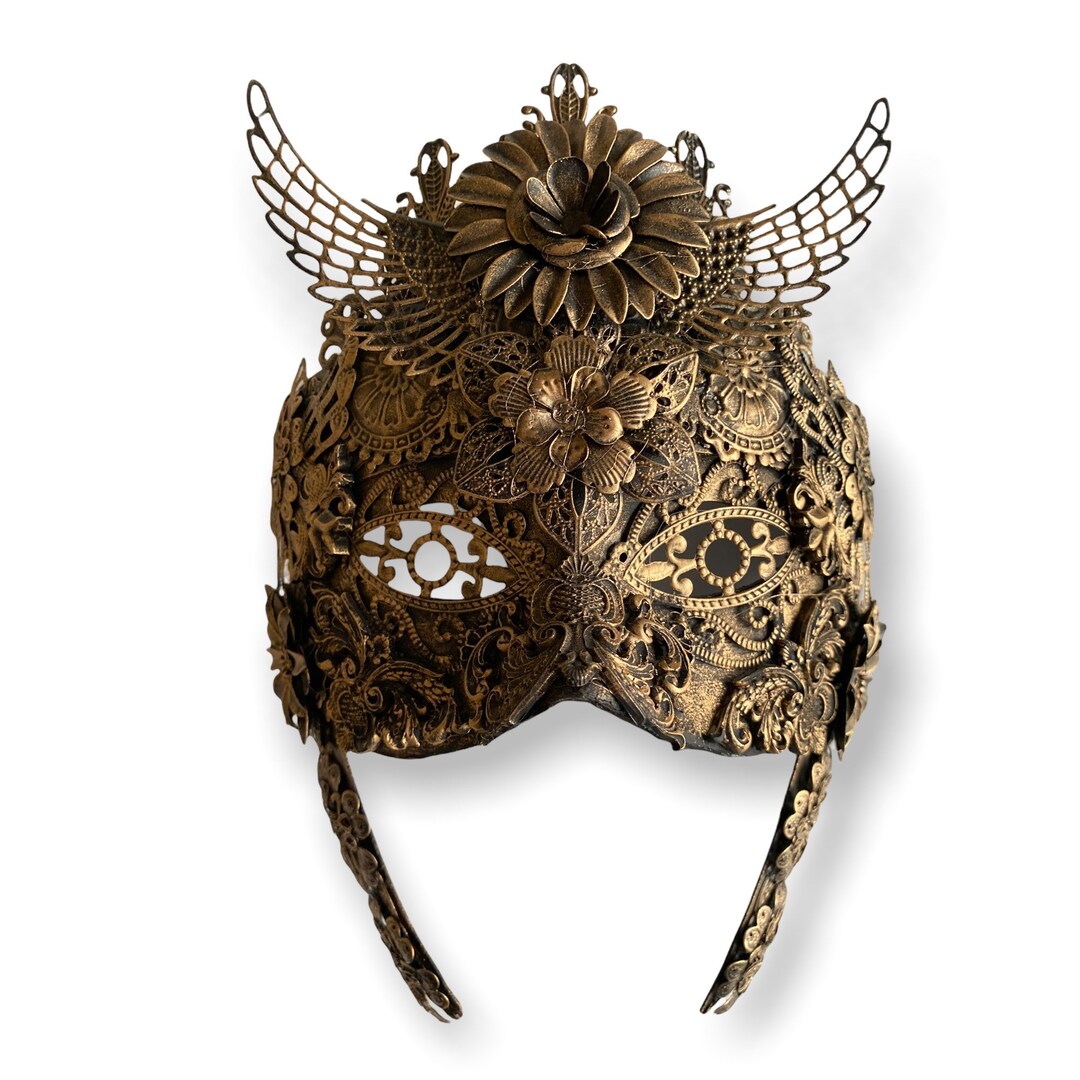 Gothic Masquerade Mask Full Face Mask Blind Mask Face - Etsy