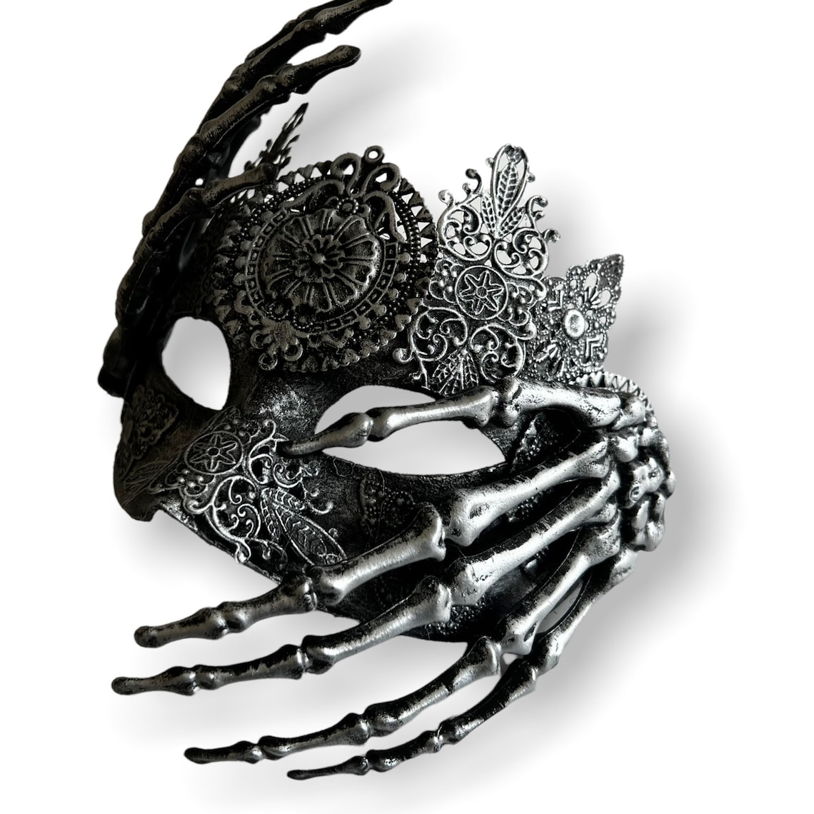 Gothic Skeleton Mask, Fantasy Mask, Horror Mask, Halloween Mask, Creepy ...