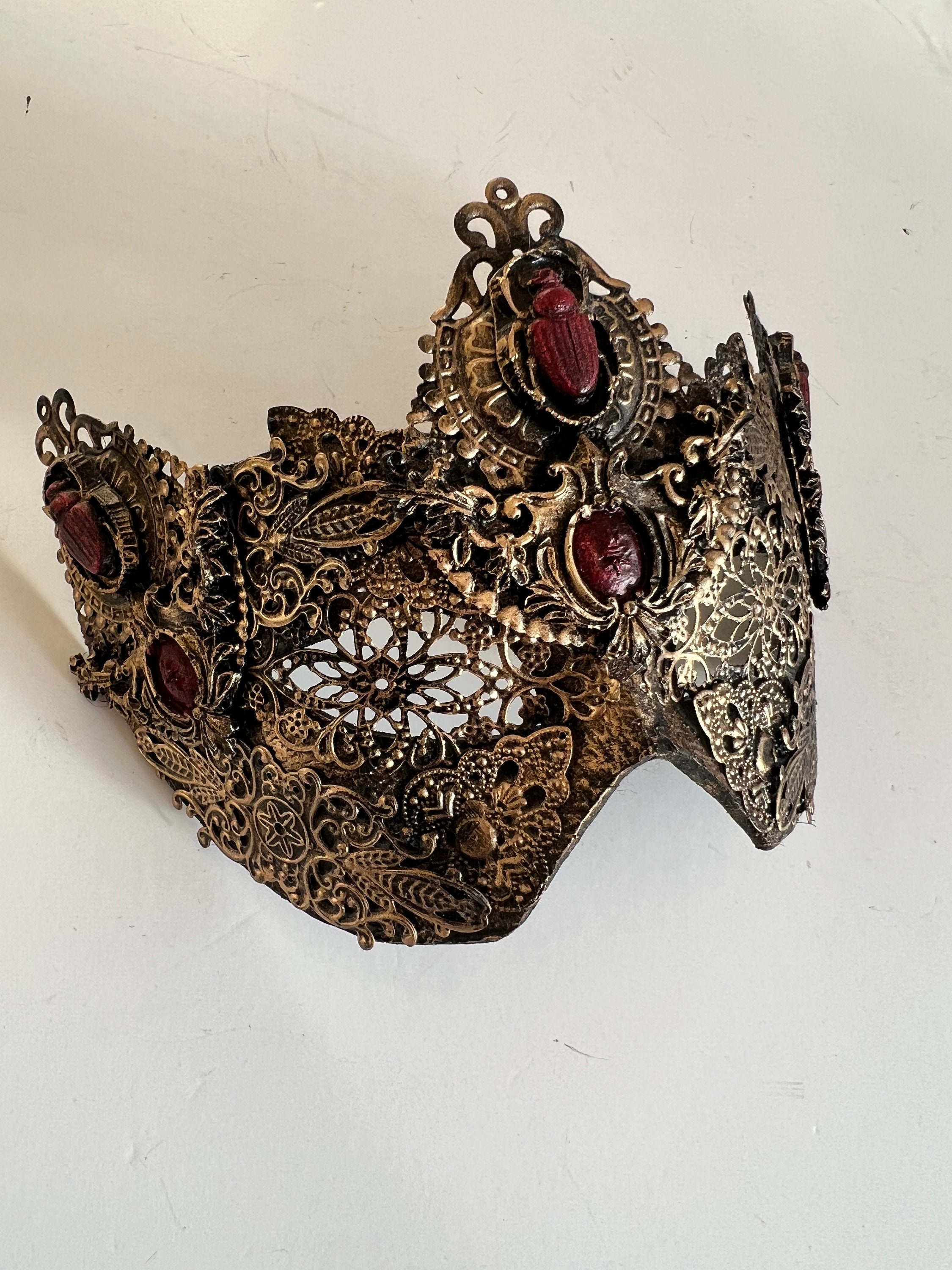 Gothic Blind Masquerade Mask, Dark Academia Mask, Halloween Mask, Masks ...