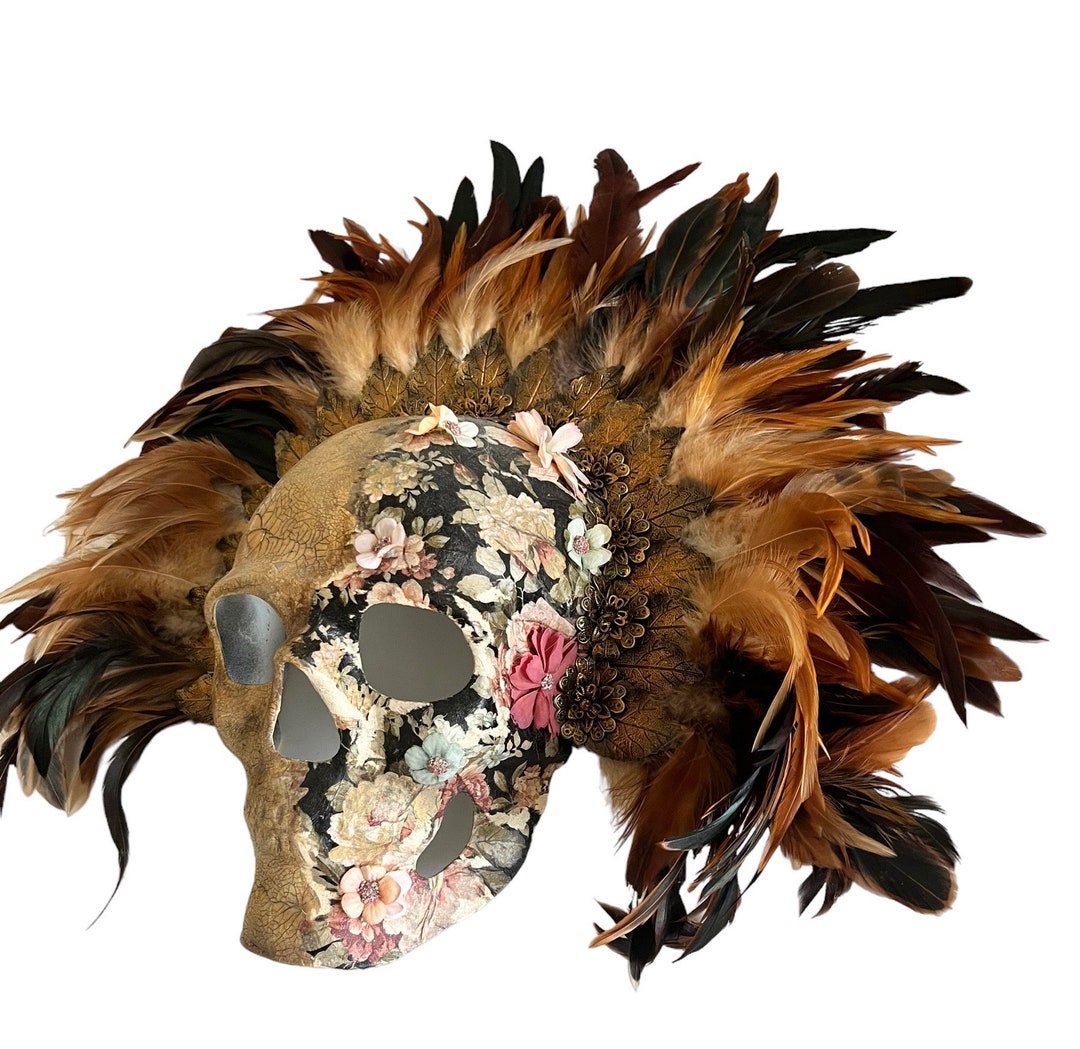 Skull Masquerade Mask, Gothic Mask, Skull Art, Day of the Dead Mask ...