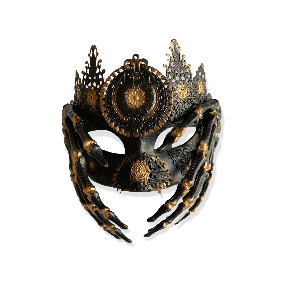 Skeleton Gothic Mask, Dark Fantasy Costume, Halloween Mask, Dark ...