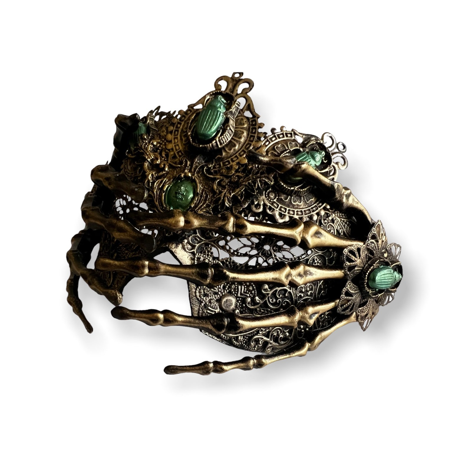 Gothic Blind Masquerade Mask, Skeleton Hand Mask, Halloween Mask for ...