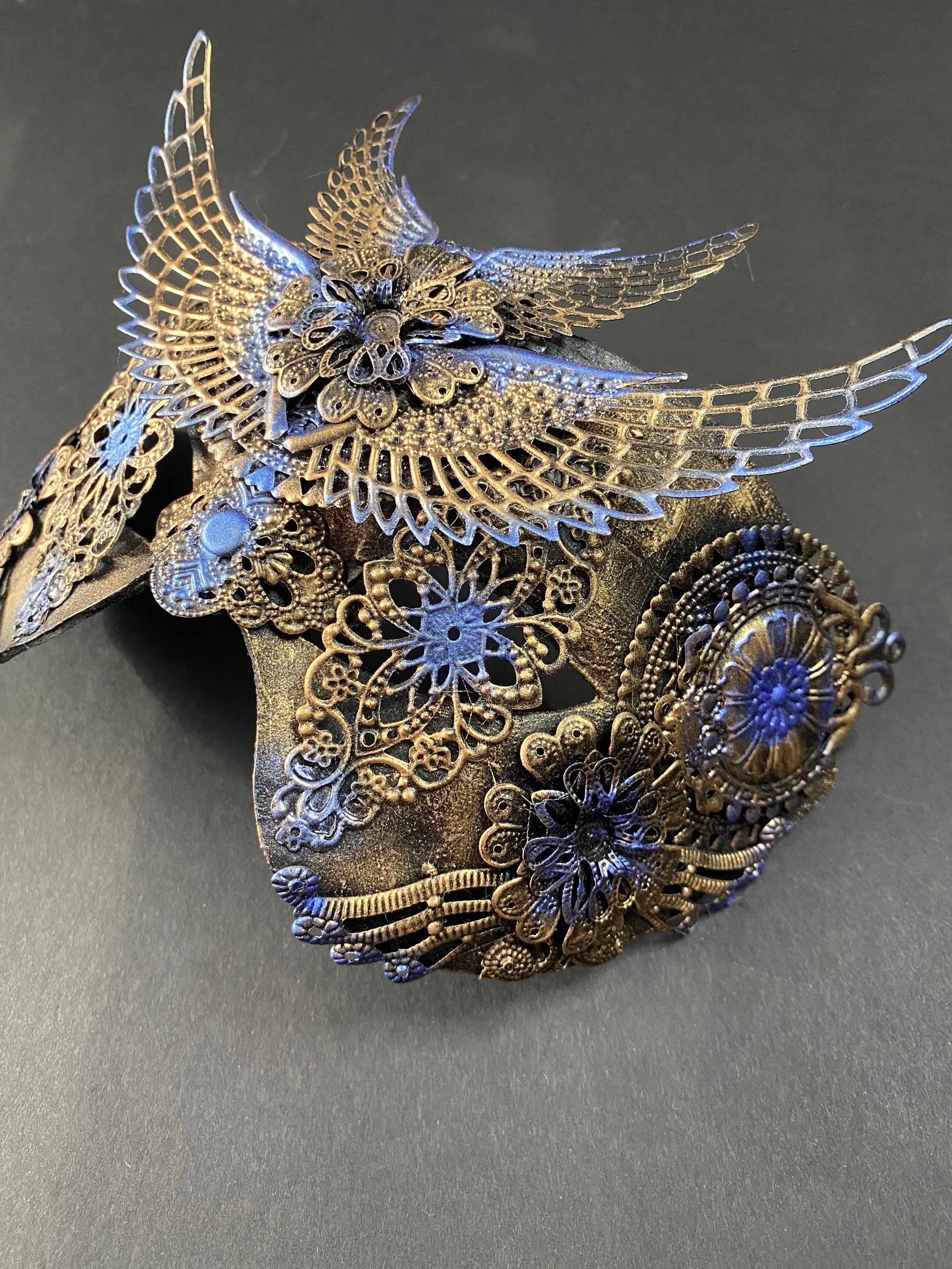 Blind Mask Gothic Steampunk Mask Masquerade Mask for Men - Etsy