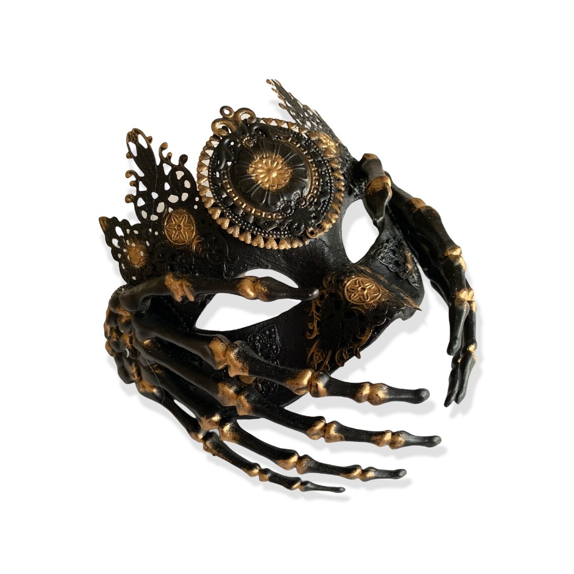 Skeleton Gothic Mask Dark Fantasy Costume Halloween Mask - Etsy