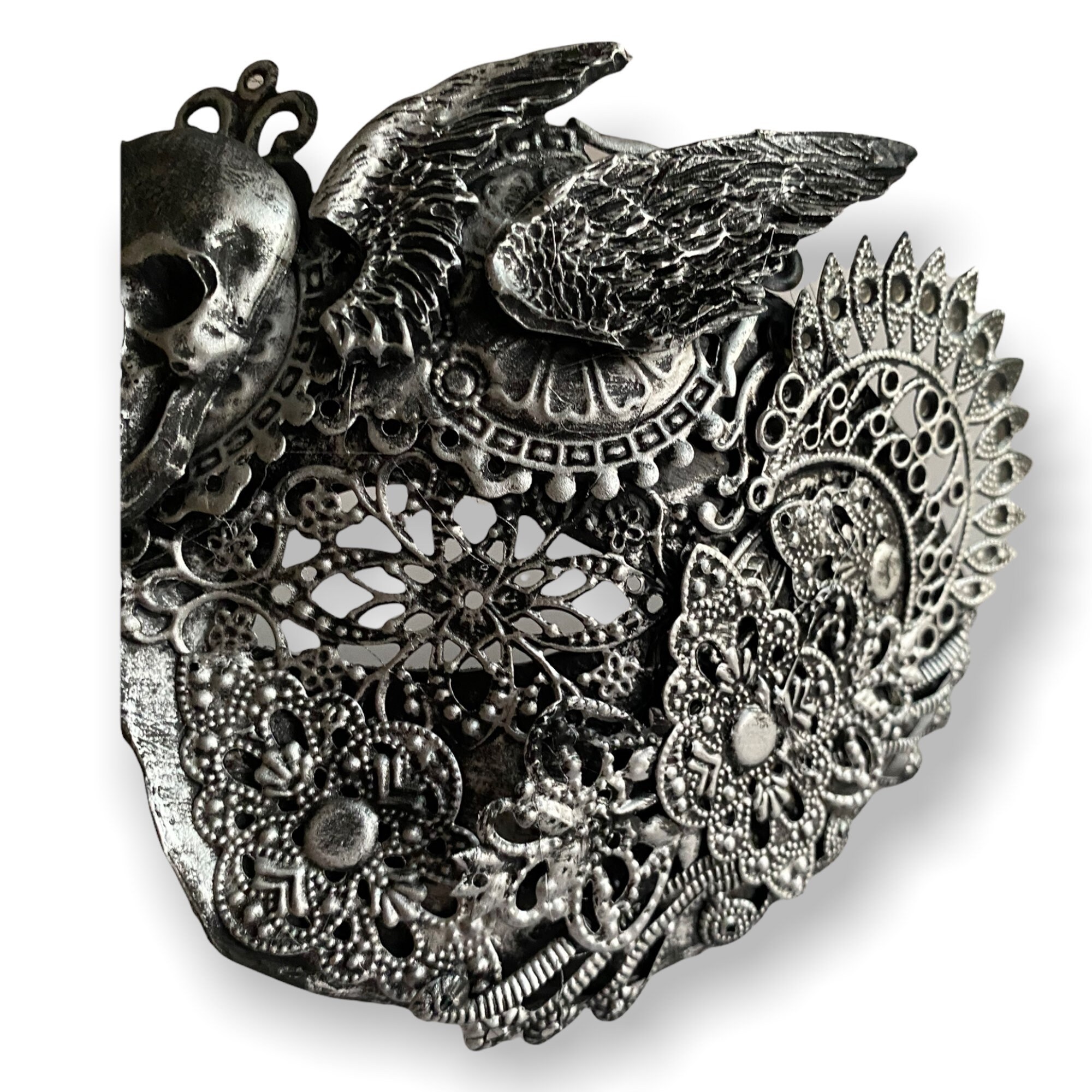 Skull Masquerade Mask Gothic Mask Winged Mask Blind Mask - Etsy