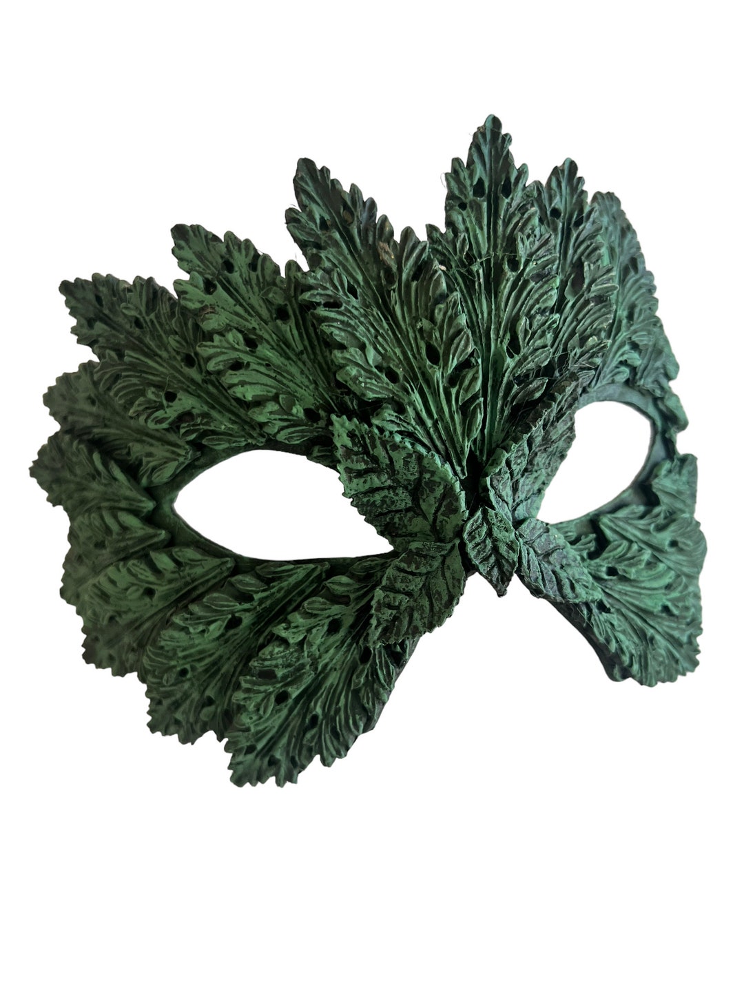 Green Man Leaf Mask: Pagan Druid Elf Cosplay Accessory - Etsy