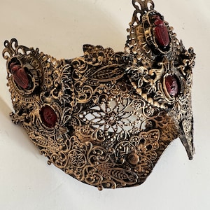 Gothic Blind Masquerade Mask, Dark Academia Mask, Halloween Mask, Masks ...