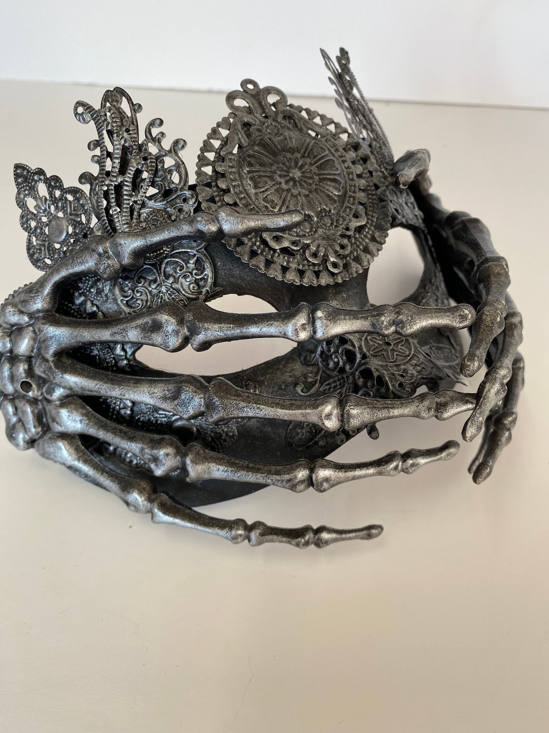 Gothic Skeleton Mask, Creepy Mask, Vampire Masquerade Costume Mask ...