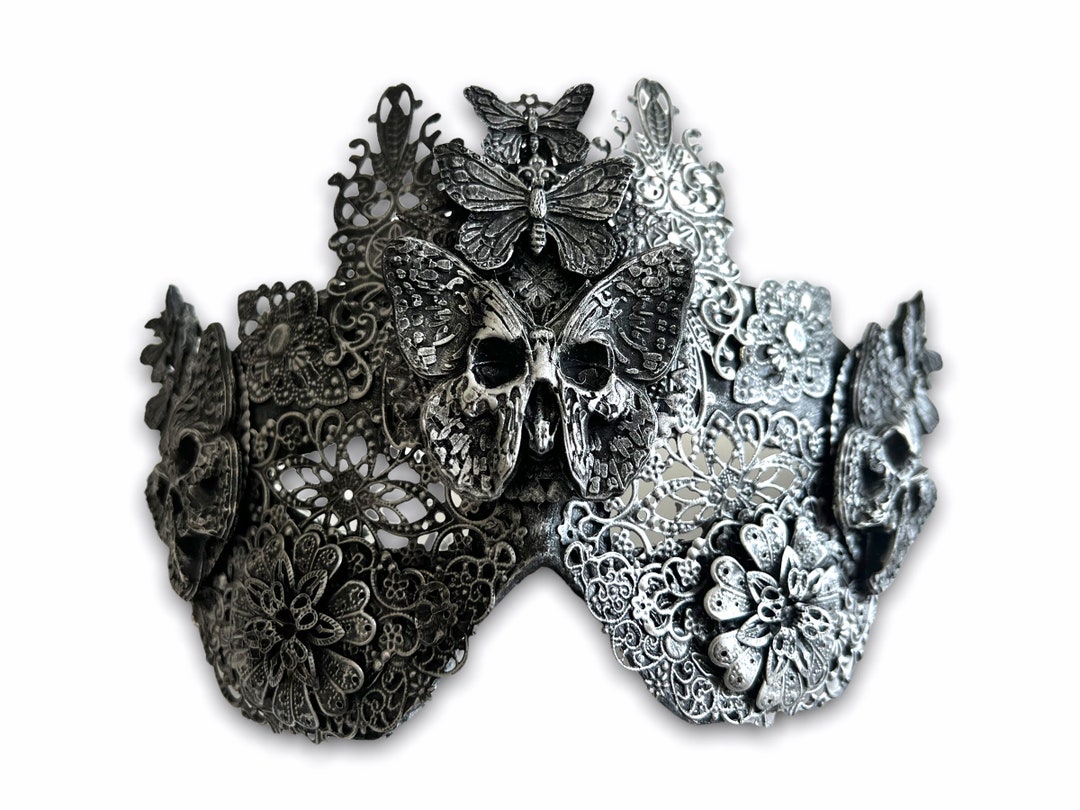 Blind Gothic Masquerade Mask, Moth Mask for Men and Women, Halloween ...