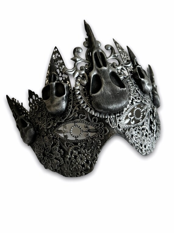 Bird Skull Mask Gothic Masquerade Mask for Her Blind Mask - Etsy