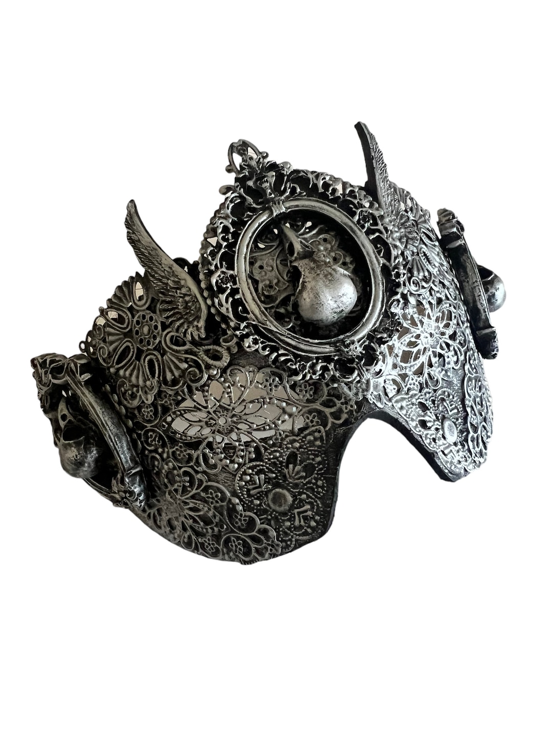 Blind Masquerade Mask, Gothic Skull Mask for Men, Halloween Mask for ...