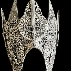 Gothic Blind Mask, Medieval Larp Mask for Men, Horror, Fantasy, Demon ...