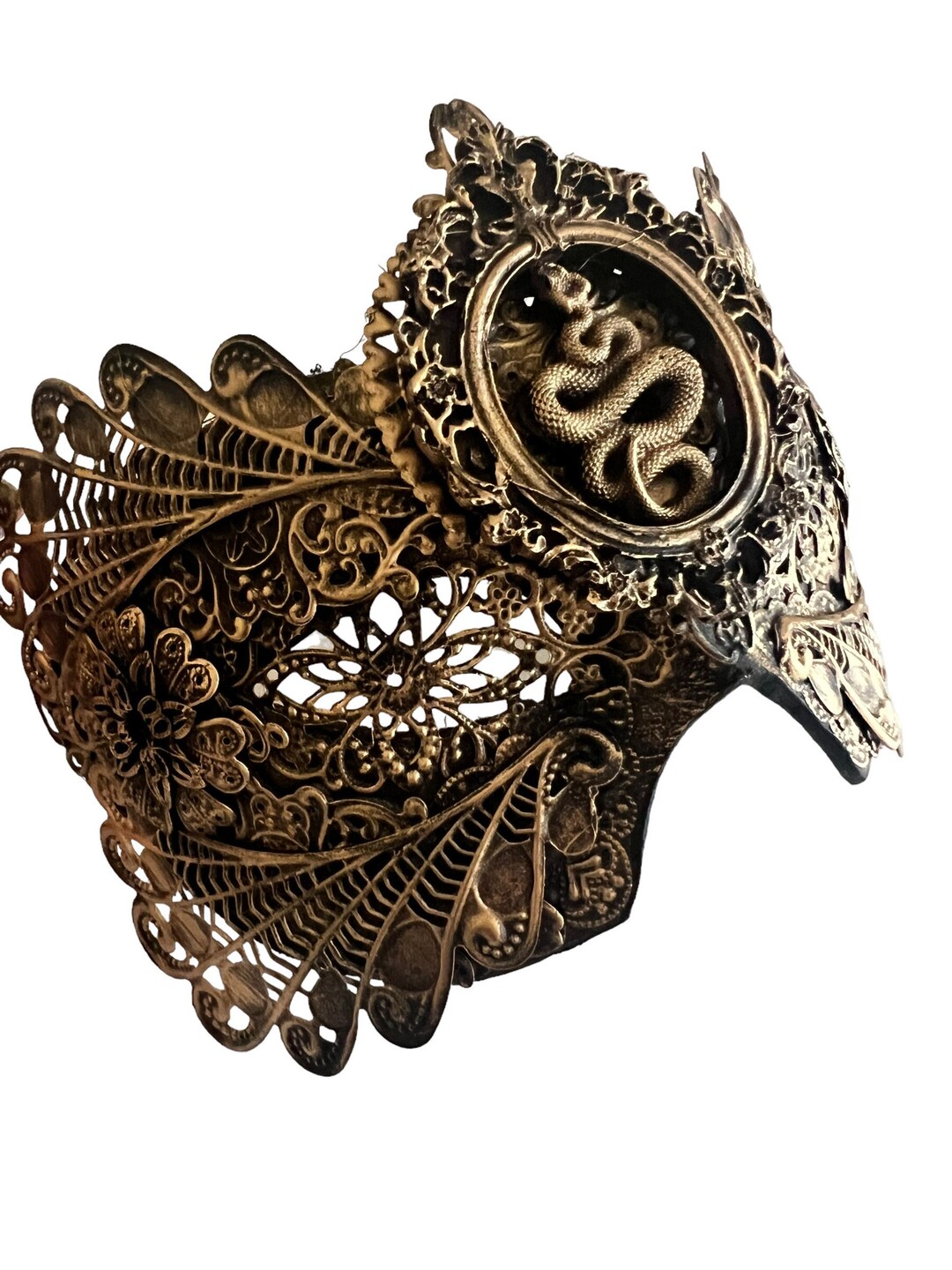 Gothic Snake Mask, Medusa Mask, Halloween Mask, Masks for Her, Masks ...