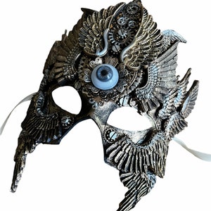 Gothic Masquerade Mask, Steampunk Mask for Men, Halloween Mask ...