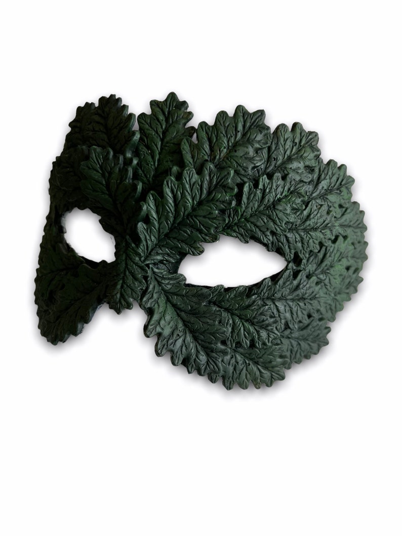 Green Man Mask, Pagan Mask, Green Leaf Mask, Forest God Druid Mask for ...