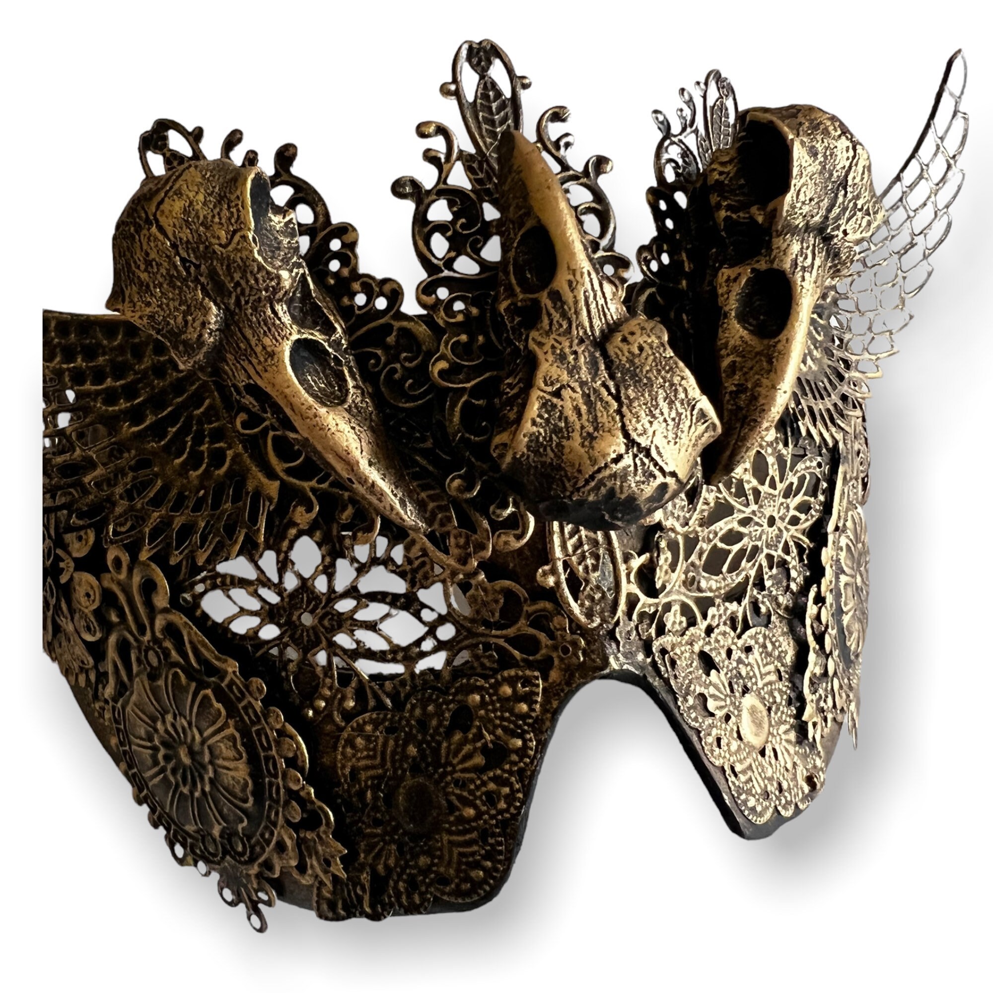 Gothic Blind Mask Masquerade Ball Mask Fantasy Cosplay Mask | Etsy