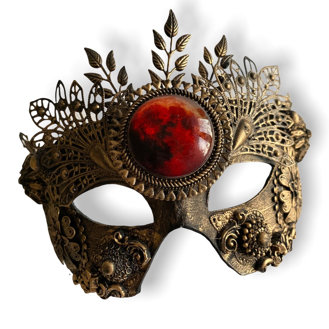 Masquerade Mask, Gothic Mask, Moon Mask, Masks for Men, Masks for Women ...