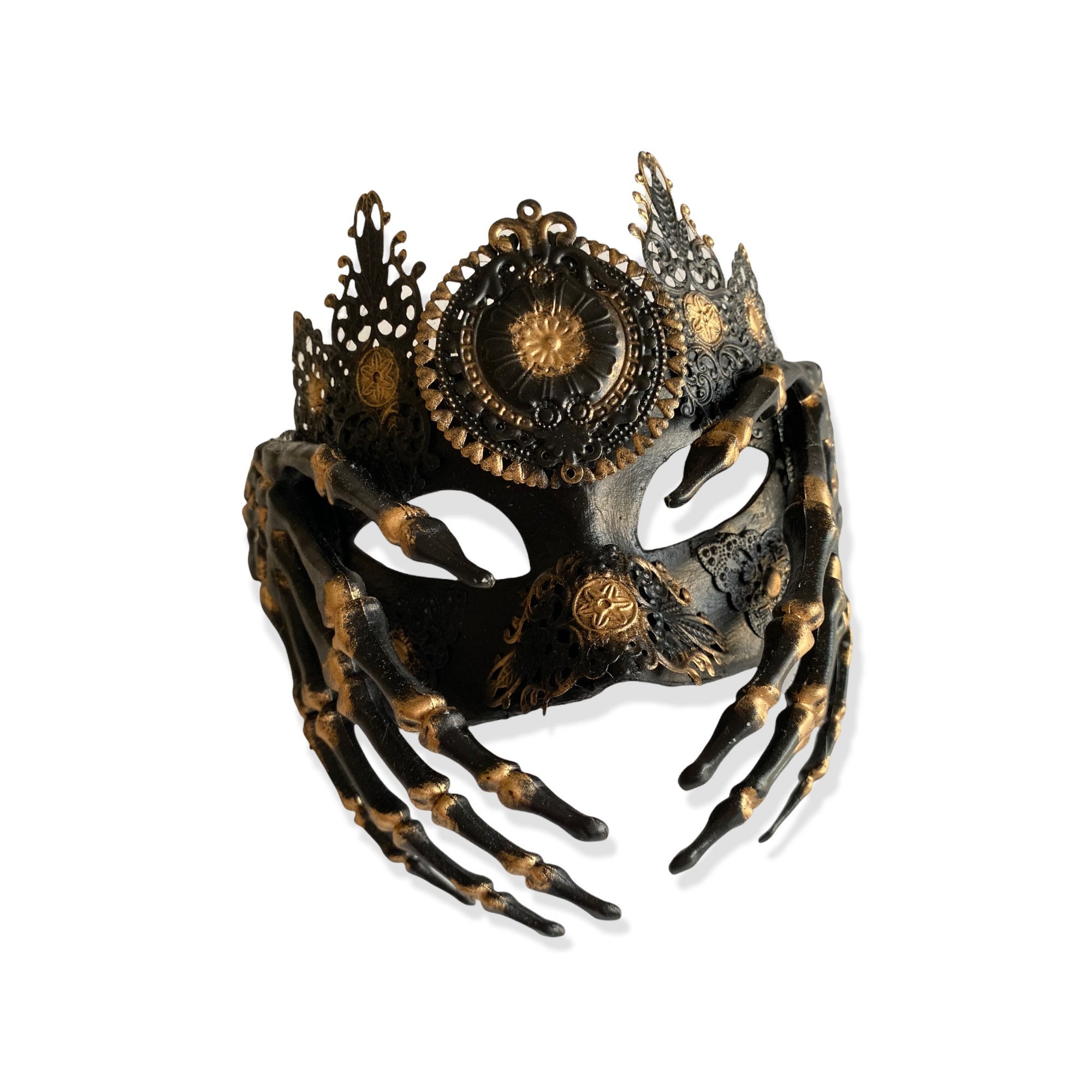 Skeleton Gothic Mask Dark Fantasy Costume Halloween Mask - Etsy