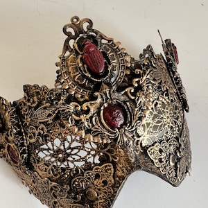 Gothic Blind Masquerade Mask, Dark Academia Mask, Halloween Mask, Masks ...