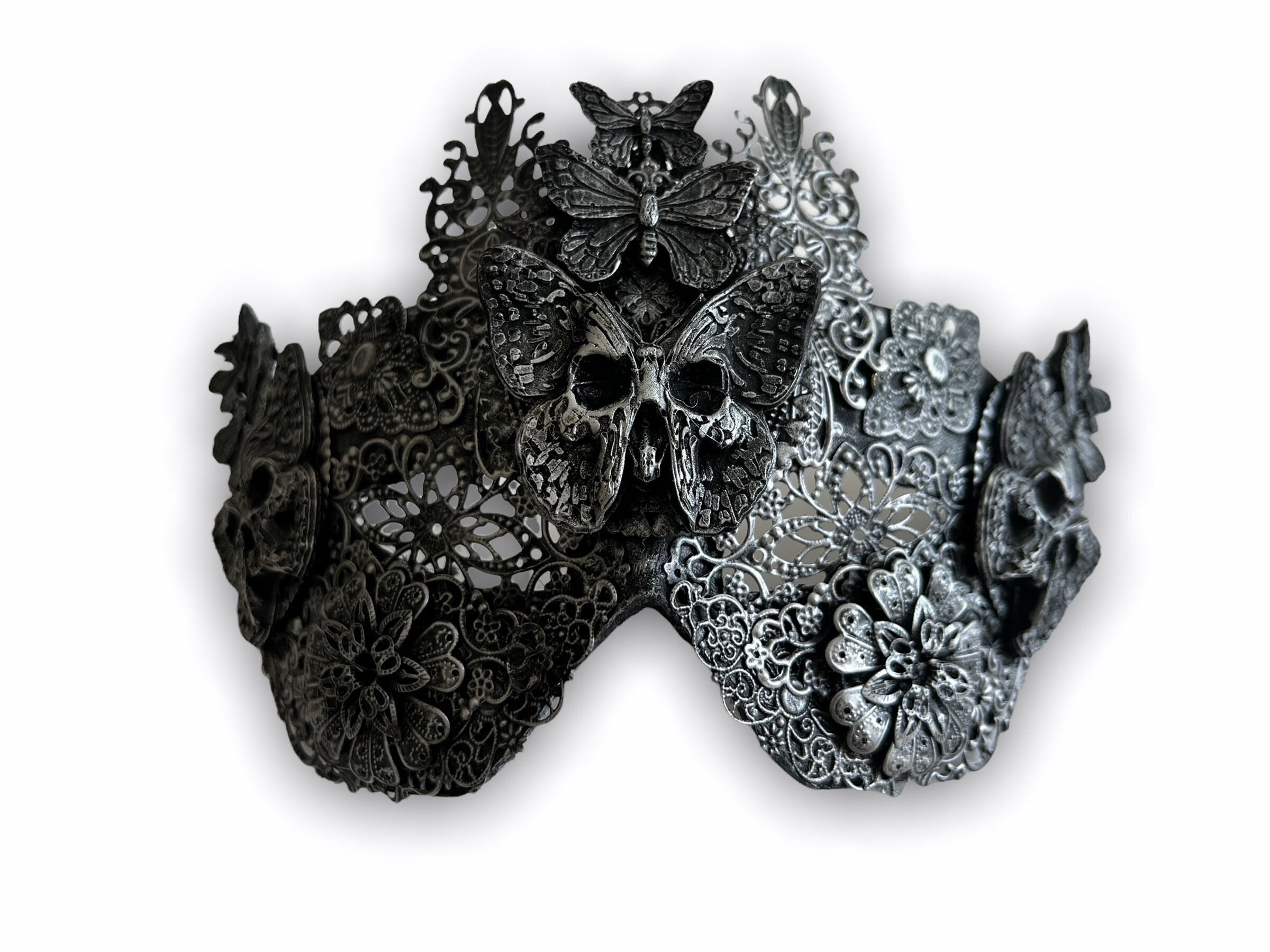 Blind Gothic Masquerade Mask, Moth Mask for Men and Women, Halloween ...