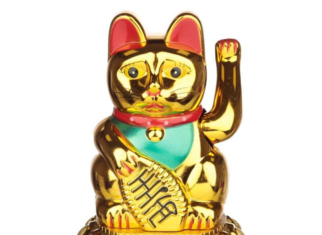 Lucky Money Cat, Maneki Neko, Chinese Lucky Waving Cat, Good Luck Cat ...