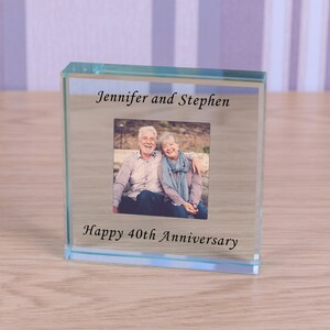 Personalised ANY MESSAGE Glass Token Photo Engraved Glass - Etsy UK