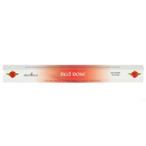Set of 6 Packets of Elements Red Rose Incense Sticks, Red Rose ...