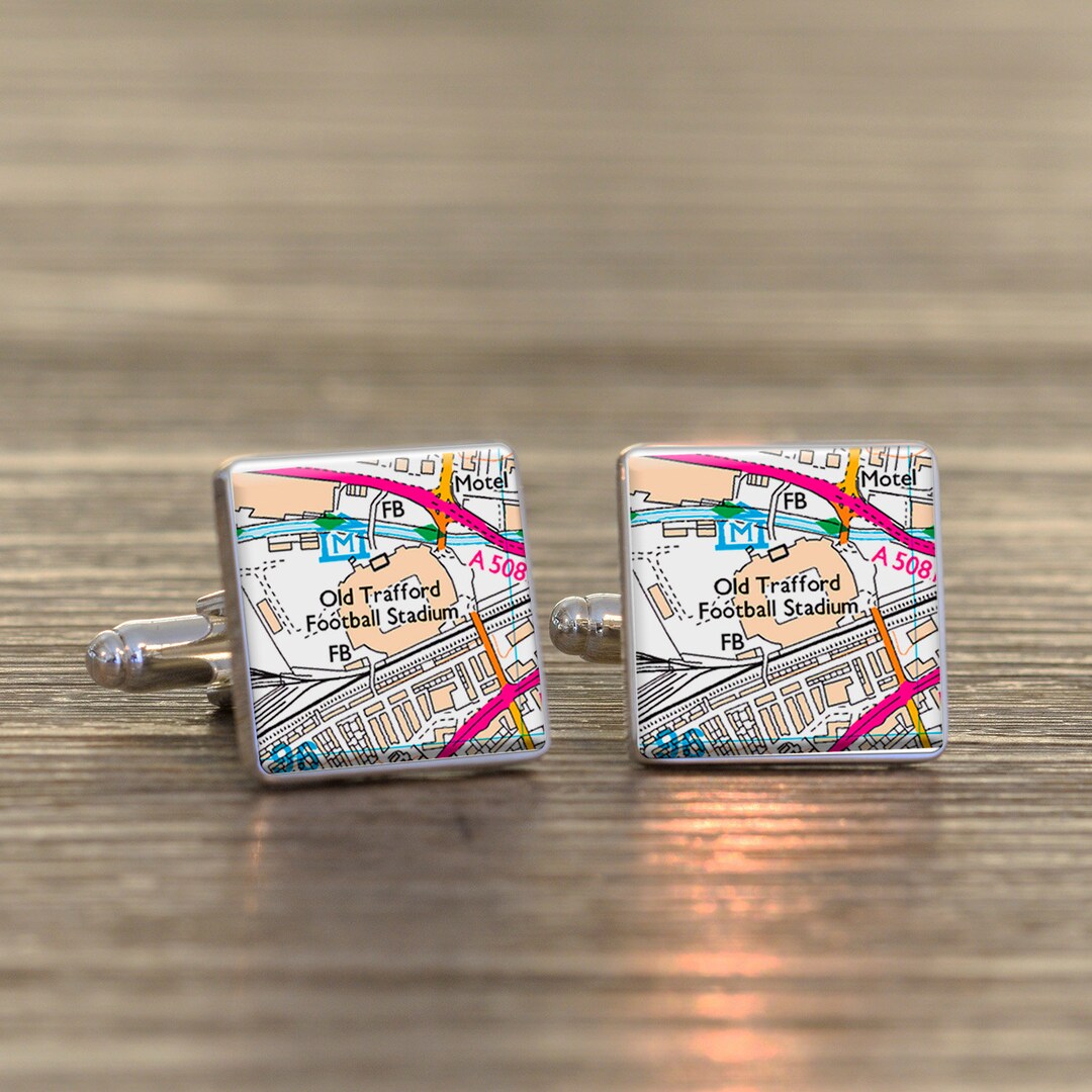Favourite Football Team Ground Cufflinks Men's Gift Men's Wedding ...