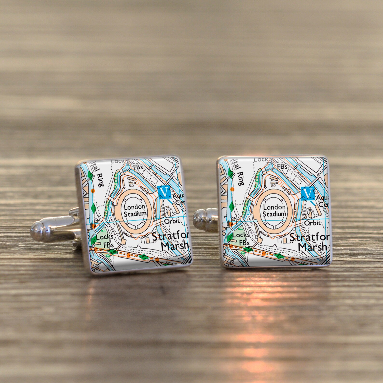 Favourite Football Team Ground Cufflinks Men's Gift - Etsy UK