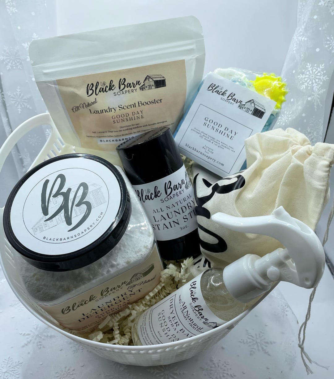 Farmhouse Laundry Gift Basket - Etsy