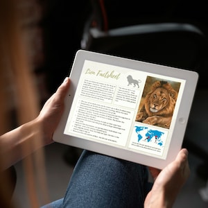 Lion Factsheet. Instant Digital Download. Home School Printable ...