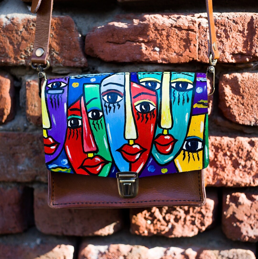 COSMO HANDMADE: Handcrafted Leather Bag A Work of Art You Can Carry - Etsy