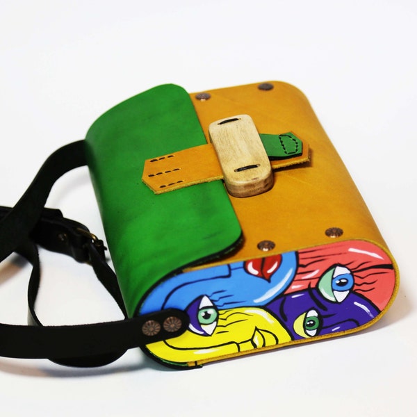 Hand Painted Purse - Etsy