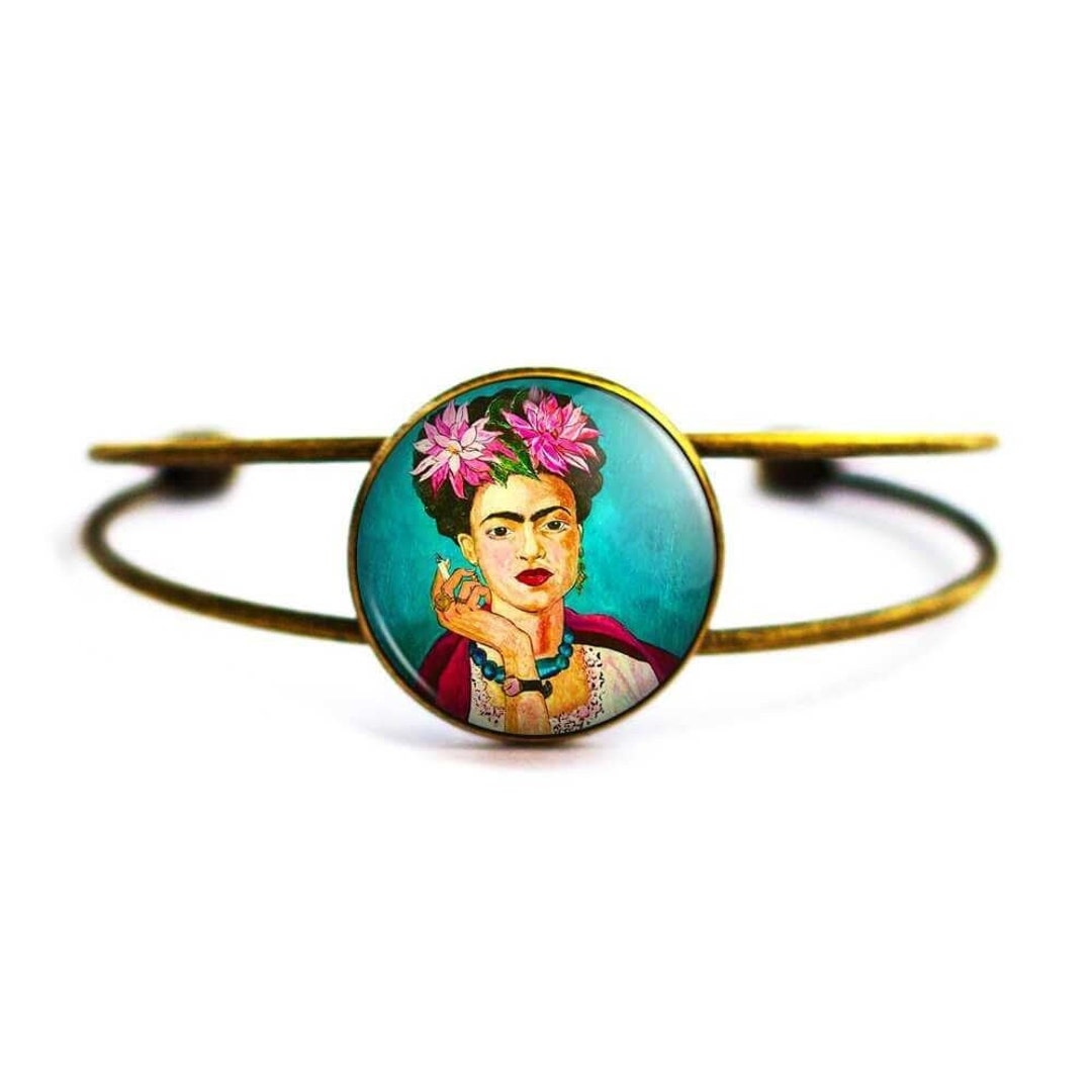COSMO HANDMADE Frida Kahlo Bracelet, Frida Kahlo Print, Personalized ...
