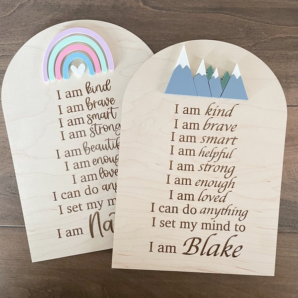 Affirmation Sign - Etsy